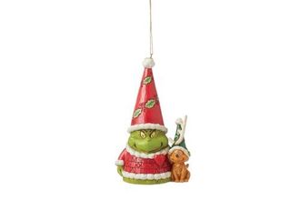 Enesco The Grinch by Jim Shore The Grinch GNOME with Max Hanging Ornament
