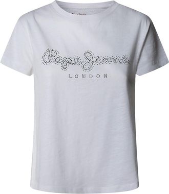 Pepe Jeans London Damen Ryleigh T-Shirt, Weiß (Weiß), XL
