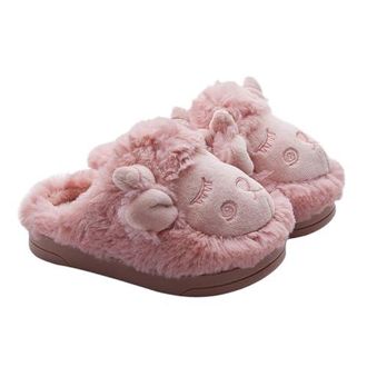 Supvox Pantoufles &Eacute;paisses en Coton pour Adulte Chaudes et Confortables Motif Mouton Dessin Anim&eacute; Taille 38-39 Pantoufles DHiver pour Maison pour LInt&eacute;rieur 