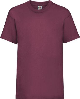 Fruit Of The Loom Kinder T-Shirt Valueweight T Kids 61-033-0 Burgundy 152 (12-13)