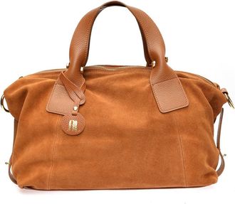 Anna Luchini Braun Rindsledertasche
