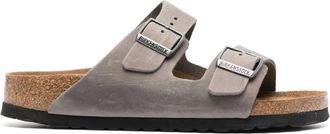 Birkenstock Homme, Chaussures, Gris, Taille: 45 EU Arizona SFB Narrow Fit