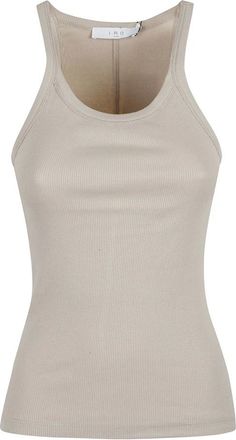 Iro Iro, Femme, Tops, Beige, Taille: 40 FR T-shirt D&eacute;contract&eacute; en Coton