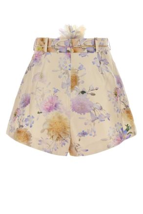 Zimmermann Luna Shorts - Beige