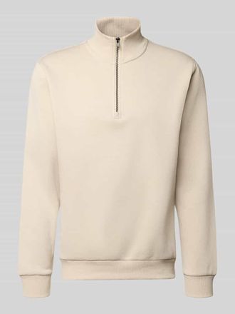 Jack & Jones Regular Fit Sweatshirt mit Troyer-Kragen Modell Bradley