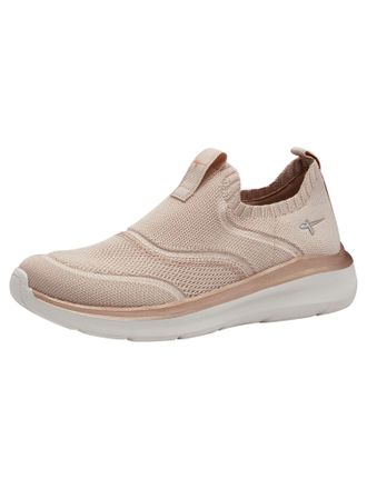 Tamaris Comfort Damen Slip On Sneaker zum Schlupfen Vegan, Beige (Beige), 36 EU