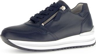 Gabor Damen Low-Top Sneaker, Frauen Halbschuhe,Sportschuhe,Freizeitschuhe,Turnschuhe,Laufschuhe,Freizeit,sportlich,Ocean/Midnight,43 EU / 9 UK
