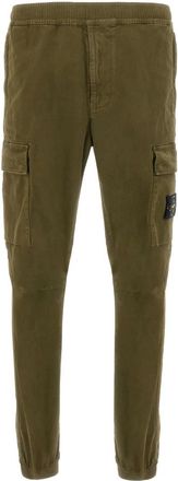 Stone Island Pantalon Cargo Paracadute - Homme - Pantalons - Vert - Taille: W34