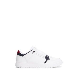 Tommy Hilfiger Chaussures de basket multitextures crant&eacute;es avec cuir