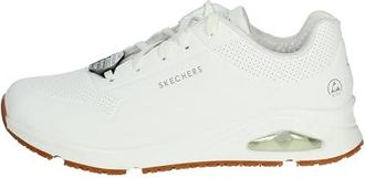 Skechers Uno Sr Sutal Hommes Formateurs, White Synthetic, 41.5 EU