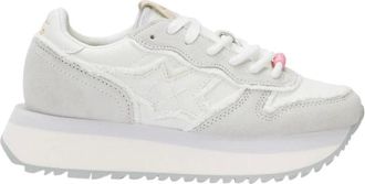 Sun 68 Femme, Chaussures, Blanc, Taille: 41 EU Big Stargirl Canvas Baskets en Blanc
