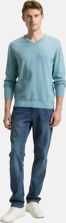 Tom Tailor Strickpullover Pullover Strickpullover V-Neck (1-tlg)