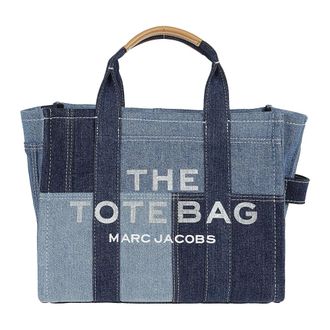 Marc Jacobs Femme, Sacs, Bleu, Taille: ONE Size The Denim Medium Tote Bag