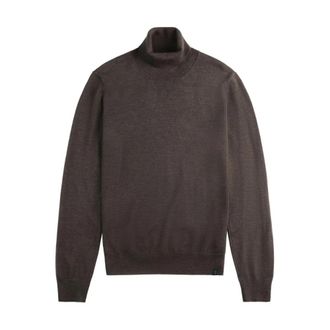 Fay Maglia Dolcevita F.12 - - Knitwear - Herren - Braun - XL
