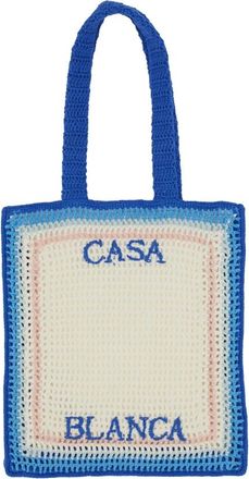 Casablanca Femme, Sacs, Multicolore, Taille: ONE Size Stripe Crochet Bag