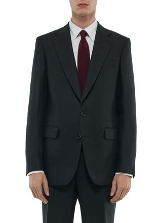 Fursac Veste ajust&eacute;e en toile de lin - Taille 46 - Homme