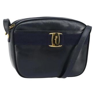Ferragamo Pre-owned Ledertasche - - Pre-owned - Damen - Blau - ONE SIZE