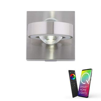 Paul Neuhaus Q-MIA 9185-55 Smart Home LED-Wandleuchte Up & Down Lichteffekt, Alexa kompatibel, RGB CCT Farbwechsel, dimmbar