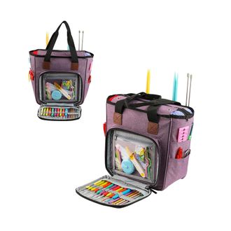 Generic Strick-Einkaufstasche, Garn-Aufbewahrungstasche for Stricknadeln, H&auml;kelnadeln und N&auml;hzubeh&ouml;r, DIY-N&auml;hset-Tasche for Mama(Style B)