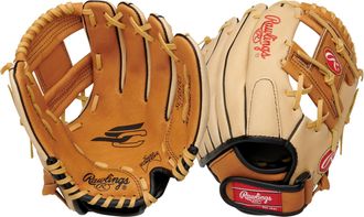 Rawlings Sure Catch T-Ball & Youth Baseball Glove | Sizes 9.5-11.5 | Multiple Styles Baseballhandschuh für Jugendliche, 26,7 cm, Pro I Web, Rechtshänder, Hellb
