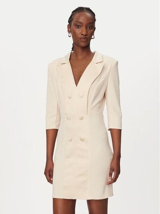 Rinascimento Rinascimento Coctailkleid CFC0128109003 Beige Slim Fit