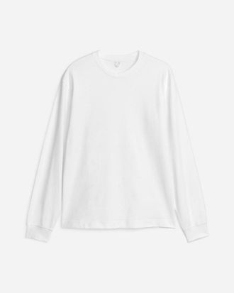 Arket Langarmshirt -Wei&szlig;