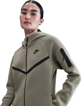 Nike Windrunner Hoodie mit durchgehendem Rei&szlig;verschluss f&uuml;r Damen, Fleece (Army-Gr&uuml;n)