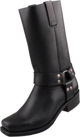 Sendra Bottes de motard pour homme, Noir, 43 EU