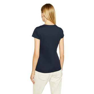 A|X Armani Exchange Sequin Logo T-Shirt - Blue