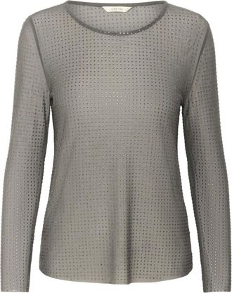 Cream Femme, Tops, Gris, Taille: 36 FR Hauts &agrave; manches longues