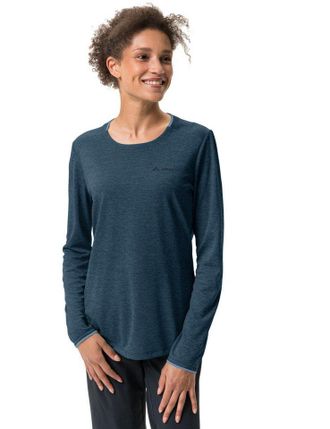 Vaude Longsleeve WOMENS ESSENTIAL LS T-SHIRT sportliche Passform, lang&auml;rmlig, mit Rundhalsausschnitt