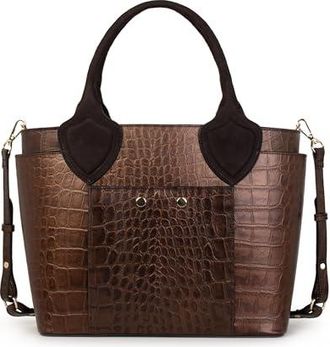 Kate Lee Sac en Cuir porté épaule Dressy mordoré, Femme, Bronze