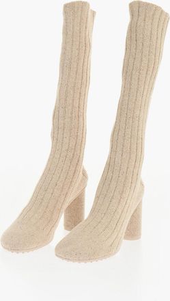 Bottega Veneta Sock-Stiefel ATOMIC aus Wollmischung 9cm Bottega Veneta