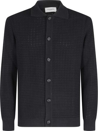 Paolo Pecora Homme, Vestes, Noir, Taille: M Maglia Cardigan