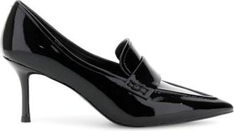 Caf&egrave;noir Escarpins Mocassins En Cuir Verni, Pour Femme, Couleur Noir, Taille 37