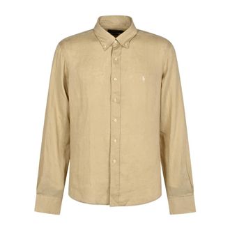 Polo Ralph Lauren Langarm Sporthemd - - Shirts - Herren - Braun - XL