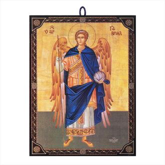 NKlaus Ikone Erzengel Gabriel 9,7x13,5x1,2cm Christliche Ikone orthodox aus Griechenland 1024