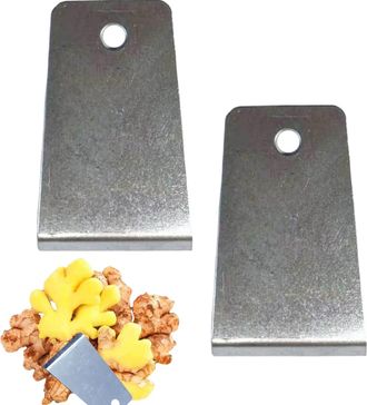 Generic Ingwer-Peeler-Kit-6,5 cm Nicht-Rutsch-Grip-Schäler, glattes Präzisionsblattwerkzeug, effizientes Multifunktions-Edelstahl-Peeling-Gadget | Hochleistun