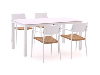 Bellagio la vita attrattiva Bellagio Cino/Menzano 160 cm Gartenm&ouml;bel-Set 5-teilig stapelbar