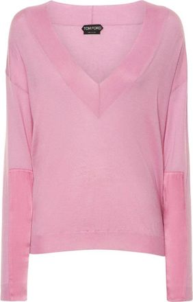 Tom Ford Femme, Pulls, Rose, Taille: 44 FR Tricots