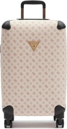 Guess Femme, Valises, Rose, Taille: ONE Size Sac de Trolley Rose en Mati&egrave;re Synth&eacute;tique avec Imprim&eacute; 4G