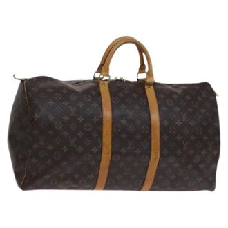 Louis Vuitton unisex, Pre-owned, Brun, Taille: ONE Size Sac Week-end Vintage en Toile Pre-owned