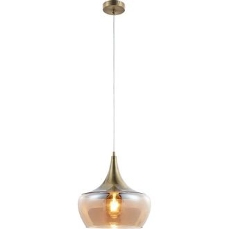 Nino Leuchten Globo - suspension - AROLA - bronze - verre - &Oslash; 30cm - E27