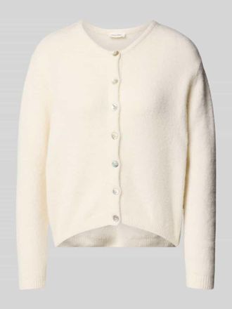 American Vintage Regular Fit Strickjacke aus Alpaka-Leinen-Mix Modell VITOW