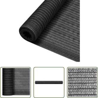 vidaXL Sichtschutz - Zaunblende Anthrazit 1,8x50 m HDPE 75 g/m&sup2;