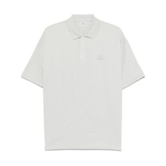 C.P. Company Blaues Poloshirt mit kurzen &Auml;rmeln - - Tops - Herren - Blau - XL