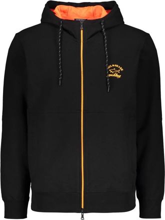 Paul & Shark Homme, Sweatshirts et sweats &agrave; capuche, Noir, Taille: XS Zip Sweat &agrave; capuche
