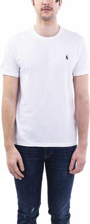 Ralph Lauren Polo Ralph Lauren Herren Slim Fit T-Shirt Tee - Shirts 710680785003, Einfarbig, Gr. X-Large, Wei&szlig; (White A1000)