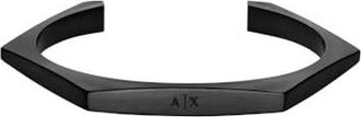 A|X Armani Exchange Bracelet Homme Acier Inoxydable Noir AXG0139001, taille unique, Acier inoxydable, Pas de gemme