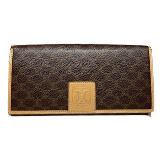 Celine Portefeuille en cuir Pre-owned - Femme - Pre-owned - Brun - Taille: ONE Size